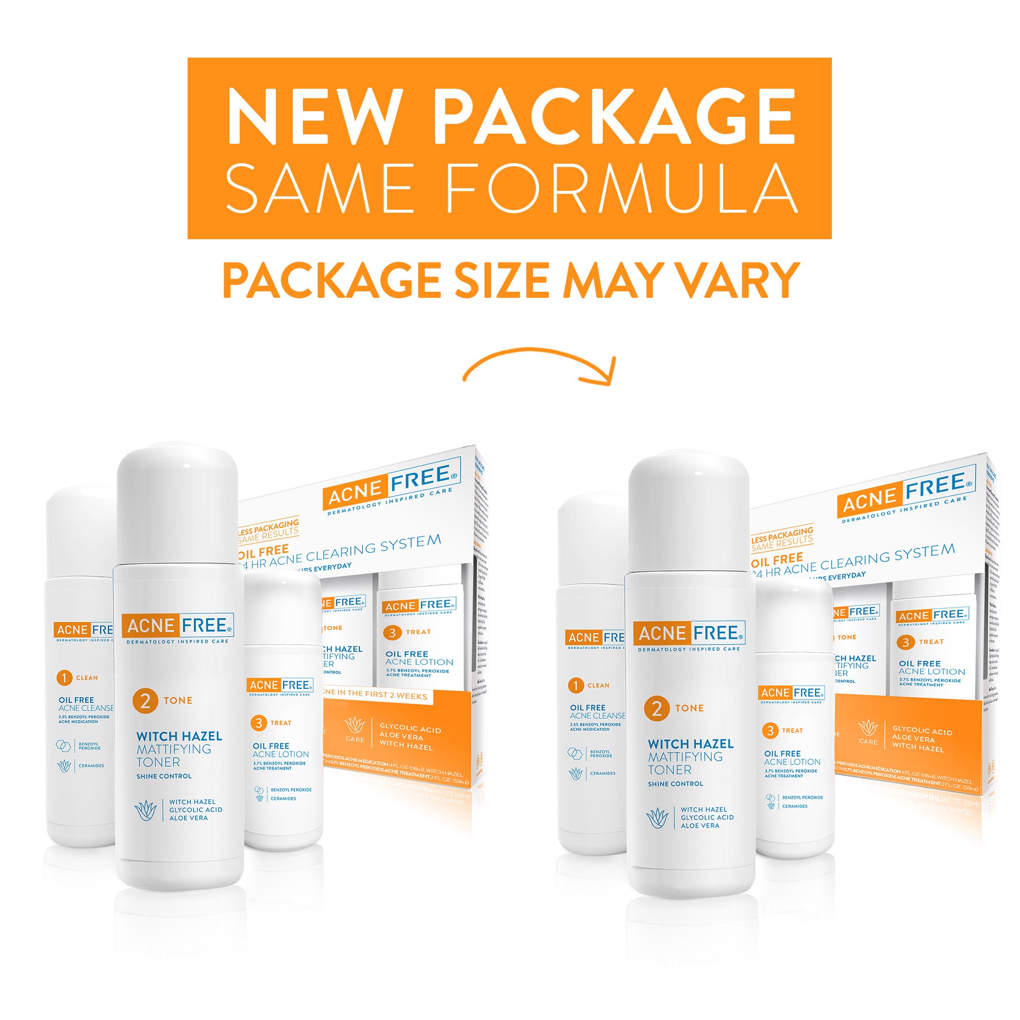 ACNE FREE - DERMATOLOGY INSPIRED CARE